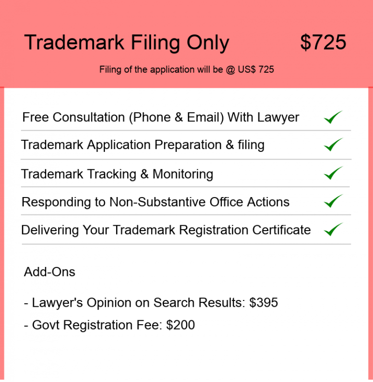 Trademark Filing Only – The Trademark Watch Company